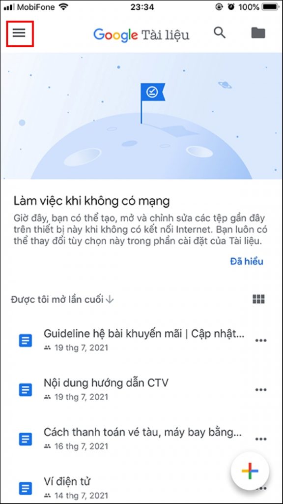 Hướng dẫn sử dụng Google tài liệu ngoại tuyến chi tiết, hiệu quả - SOZ